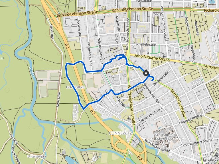 Roter Stern Leipzig Tour | hike | Komoot